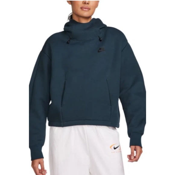Nike | Tops | Nike Sportswear Oversize Tech Fleece Hoodie In Armory ...